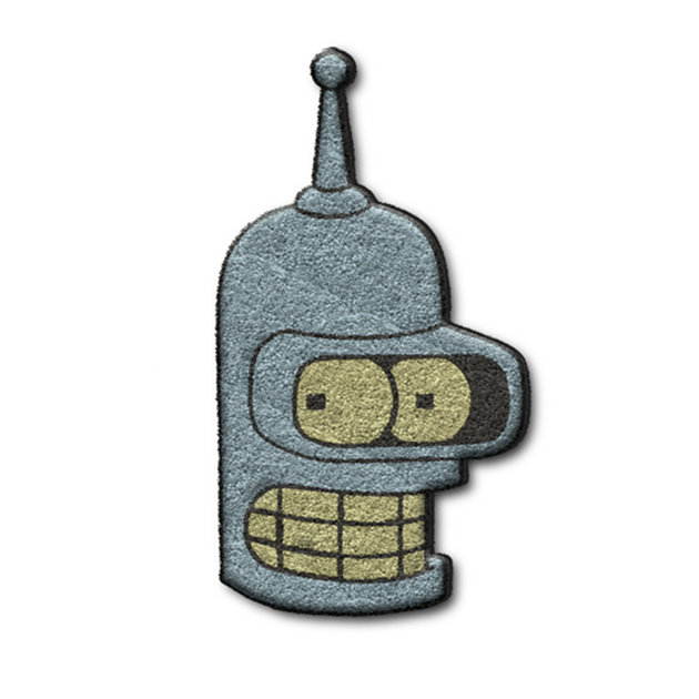 Bender Unit Robot Head Rug – Floorcandy